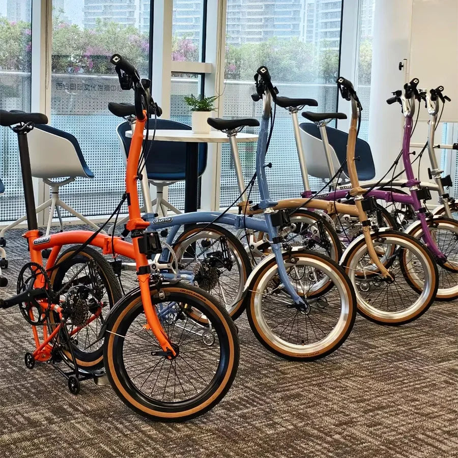 CRANSTON 16inch folding Bike 9speed High Quality Carbo Steel Tri-fold ...